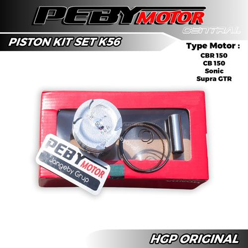 Jual Seher Piston Kit CBR CB 150 Supra GTR Sonic 150 ORIGINAL Resmi HGP ...
