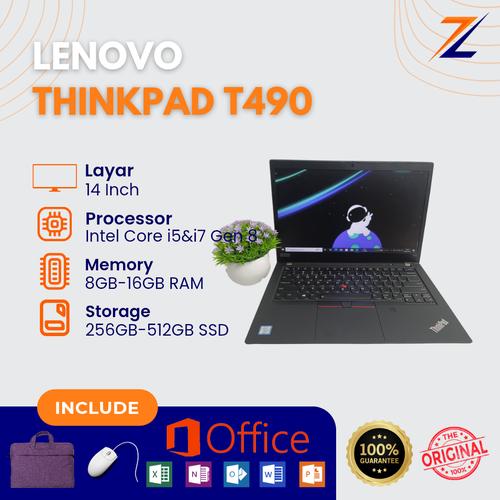 Jual Laptop Lenovo Thinkpad T490 & T490S Core i5 & i7 Gen 8 Ram 8GB ...