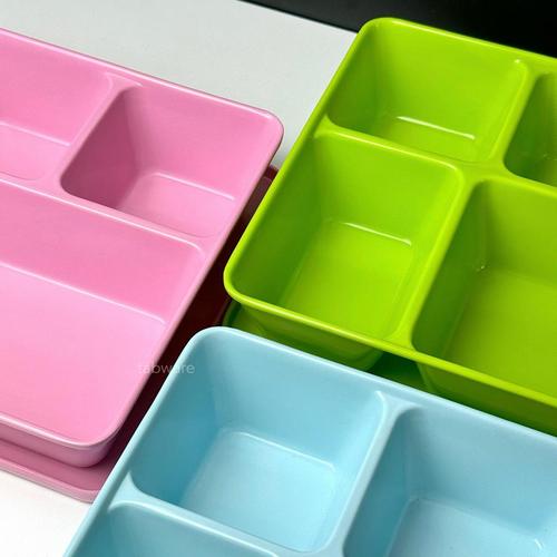 Promo (1pc) Tempat Makan Kotak Melamine/Catering/Katering/Sekolah/Rumah ...