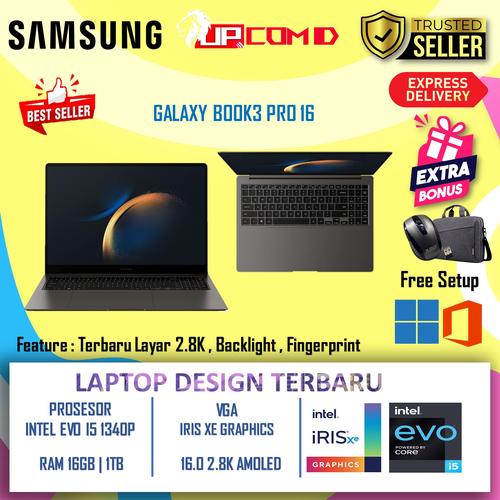 Jual Laptop Samsung Galaxy Book3 Pro Intel Evo i5 1340P 16GB DDR5 1TB ...