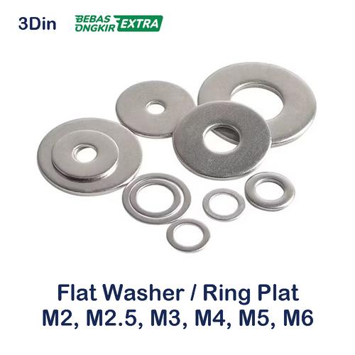 Jual Ring Plat Stainless Steel 304 Washer Plate Ukuran Lengkap Lebar ...