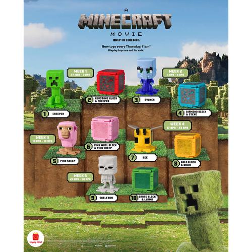 Jual Mcdonald x Minecraft Happy Meal Mcd Mcdonalds Minecraft movie ...