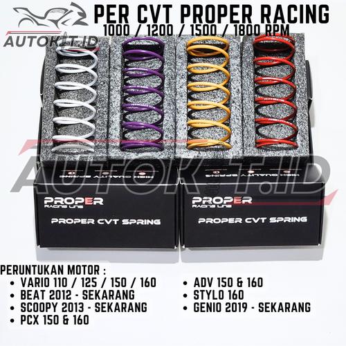 Jual PER CVT PROPER RACING LINE 1000 1200 1500 1800 RPM UNTUK VARIO 110 ...