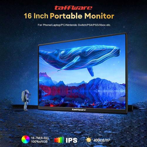 Promo Taffware Monitor Portable IPS 16 Inch 1920x1200P 100% sRGB ...