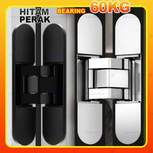Promo Engsel Tanam Pintu Rumah Holder Adjustable Invisible Door Hinges ...