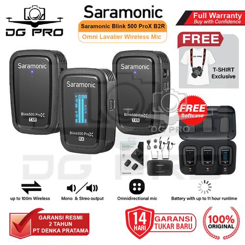 Jual Saramonic Blink 500 ProX B2R Omni Lavalier Wireless Mic Microphone Blink500 Pro X B2 R ...