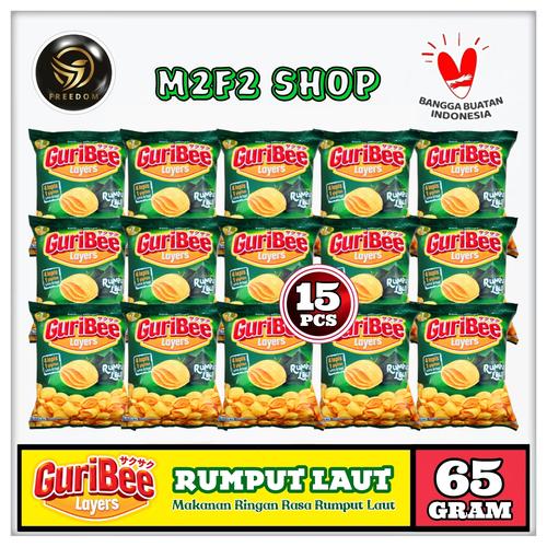 Jual Keripik GuriBee Layers Snacks Rumput Laut - 65 gr (Harga 15 Pcs) - Jakarta Pusat - M2F2 ...