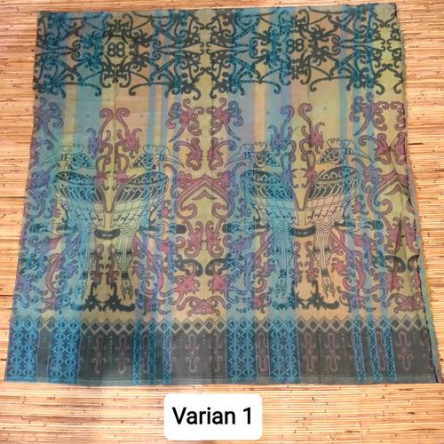 Jual kain tenun seser motif burung enggang dayak kalimantan - varian 3 ...