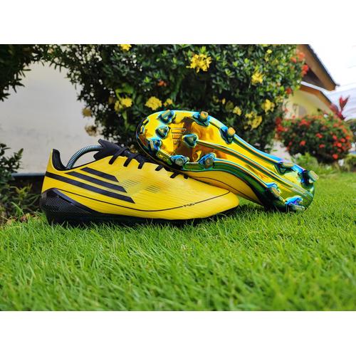 Promo Sepatu Bola Adidas F50 Elite FG - Yellow Black Gold - 39 - Kota ...