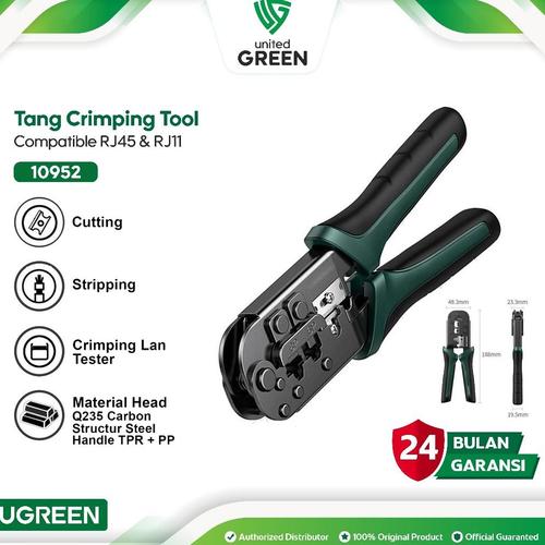 Jual UGREEN Tang Crimping Tool RJ45 RJ11 LAN Network Tank Criming Tang ...