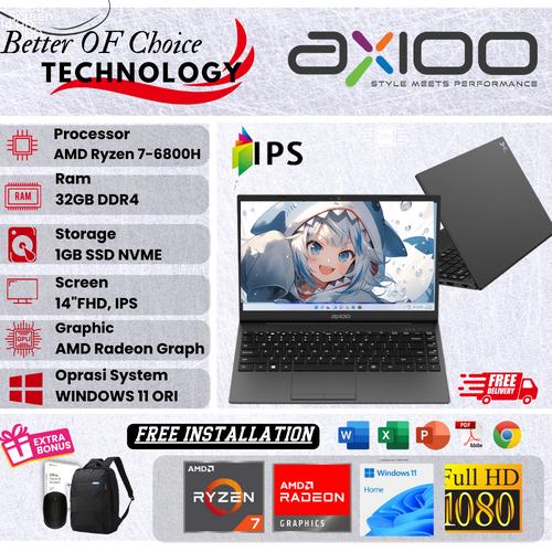 Jual LAPTOP AXIOO HYPE 7 X8 AMD RYZEN 7 6800H 16GB DDR5 1TB SSD 14.0 ...