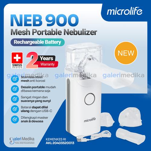 Jual Onemed M102 Portable Mesh Nebulizer Alat Uap Bantu Pernafasan ...
