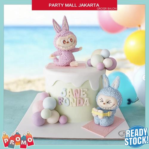 Jual Cake Topper Labubu Tusukan Kue Motif Labubu Topper Labubu Berdiri ...