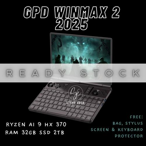 Jual GPD WinMax 2 Win Max 2 WM2 2025 with Ryzen AI 9 HX370 Ram 64GB SSD ...