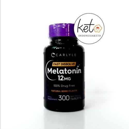 Jual Carlyle Melatonin 12 mg - 180 , 300 Tablets ( Suplemen Tidur ...