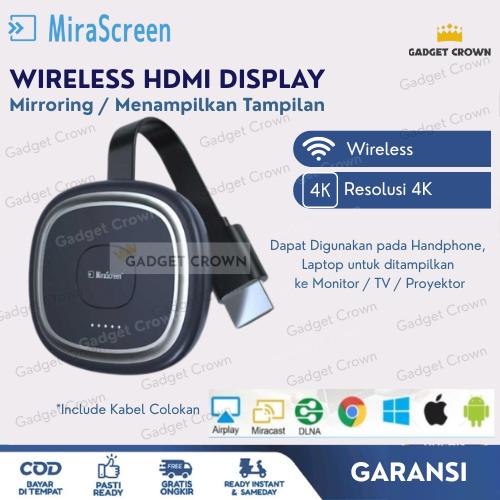 Jual Mirascreen Cast G20 4K HDMI Wifi Display Dongle Screen Mirroring ...