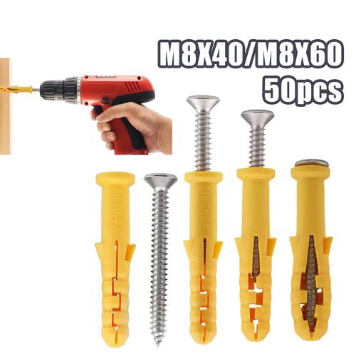 Jual 50 Set Vischer Set Piser Set Skrup Angkur Baut Set Sekrup Dinding ...