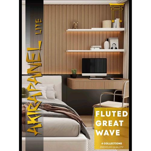 Jual Wallpanel PVC / Wallpanel WPC / Wall Panel Akira Lite Seri Fluted ...