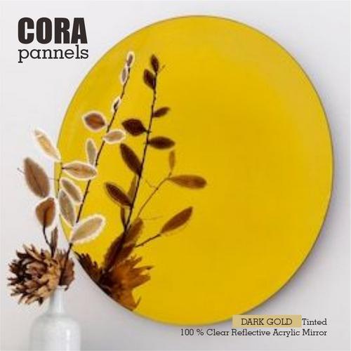 Jual Panel Akrilik Cermin Lembaran DARK GOLD 122x244 cm 1mm 122 x 244 ...