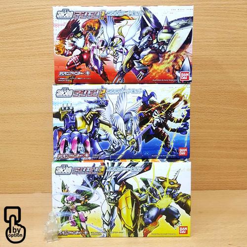 Jual SHODO DIGIMON COMPLETE BOXART SET 01 WarGreymon Angewomon ...