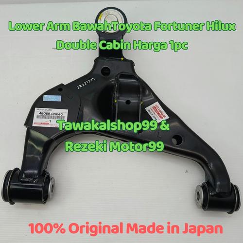Jual Lower Arm Sayap Bawah Fortuner Hilux Double Cabin DC Original ...