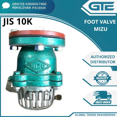 Jual Foot Valve Mizu Jis 10k 3” ( 3 inch ) Flange ; Cast iron - Jakarta ...