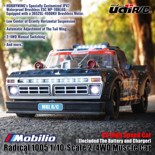 Jual UDIR/C UD-1005 Radical 1005 1/10-Scale 2/4WD Muscle Car RC High Speed RTR - Jakarta Utara ...