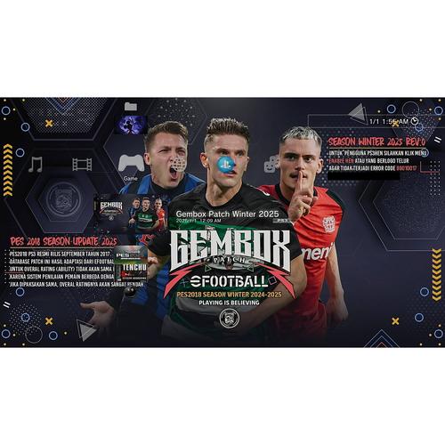 Jual Game PS3 PKG CFW OFW HEN PES 2025 GEMBOX PATCH WINTER SEASON ...