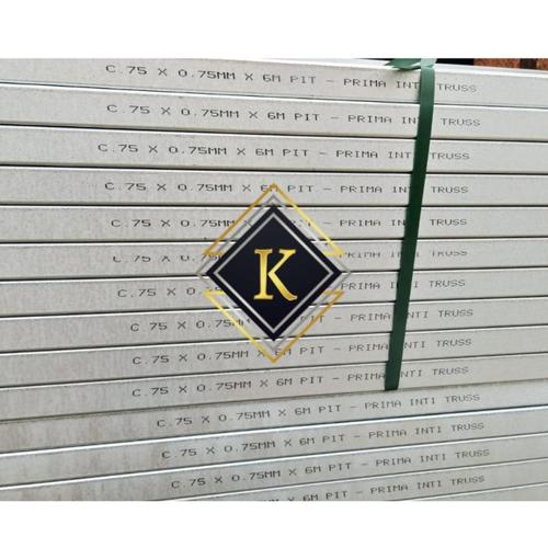 Jual BAJA RINGAN PRIMA INTI TRUSS 0.75MM SNI AZ 100 C75 C 75 0.75 0,75 ...