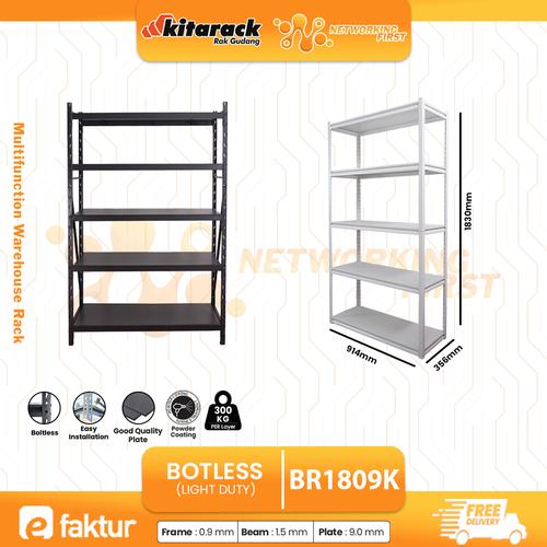 Jual Rak Susun 5 Layer Boltles Kitarack 300kg/Layer - BR1809K - Kota ...