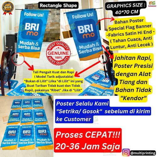 Promo Backpack Banner /Pacer Flag + Tas Banner (Bendera Lari) + Tas ...
