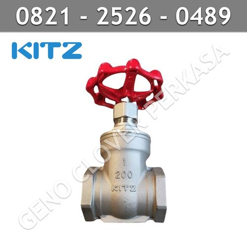 Jual 1" GATE VALVE SS304 JIS 10K STAINLESS STEEL DRAT MERK KITZ ...