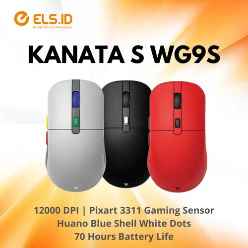 Jual Fantech Kanata WG9S Mouse Gaming Wireless 12000 DPI - Black - Kota ...