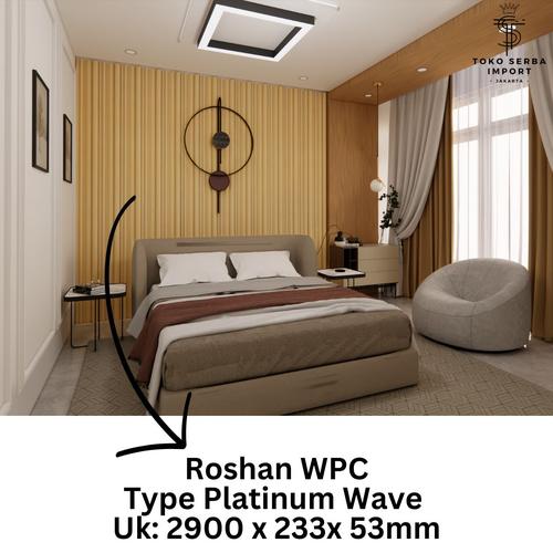 Jual Roshan Wall Panel WPC Type Platinum Wave 23,3cm X 290cm - gold ...