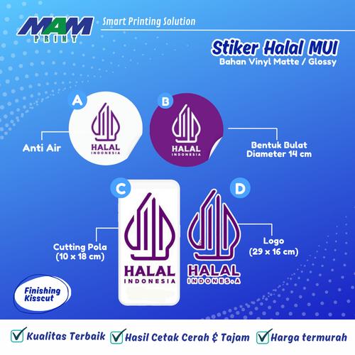Jual CUTTING STICKER / STIKER HALAL INDONESIA STIKER LOGO MUI / HALAL ...
