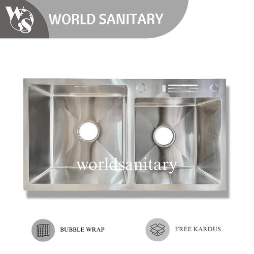 Jual Kitchen Sink OMON Tempat Pisau | Bak Cuci Piring Stainless 8245 ...