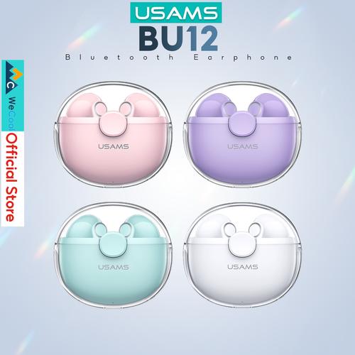 Promo USAMS True Wireless Bluetooth Earphone TWS BU12 Stereo earphones ...