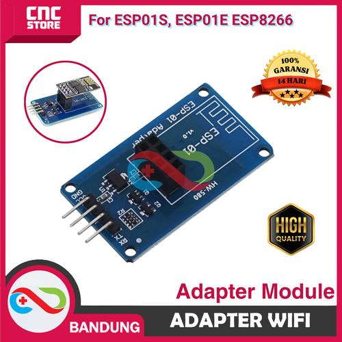 Jual ADAPTER ESP-01 ESP-01S ESP8266 WIRELESS MODULE WiFi ESP01 3.3V 5V DC - Kota Bandung - CNC ...