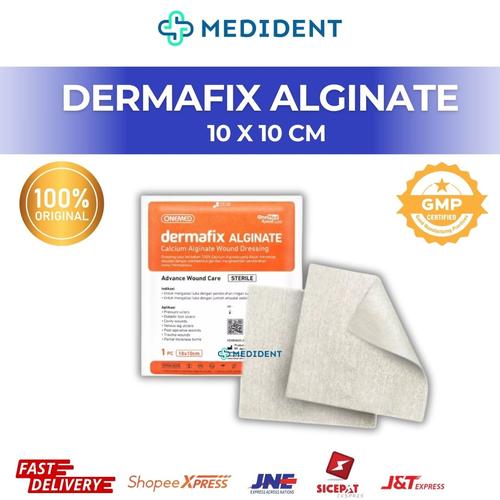 Jual Dermafix Alginate Wound Dressing / Plester Luka Basah / Perban ...