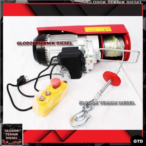 Jual PAZTO Mesin Hoist Electric Katrol Listrik 1200 kg x 25 M Seling ...