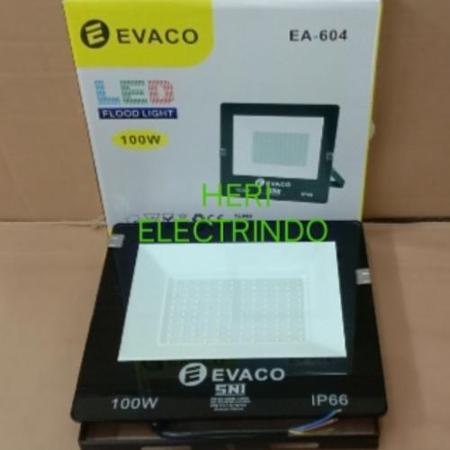 Jual LAMPU SOROT LED 100W 100 W 100WATT 100 WATT EVACO - Putih ...