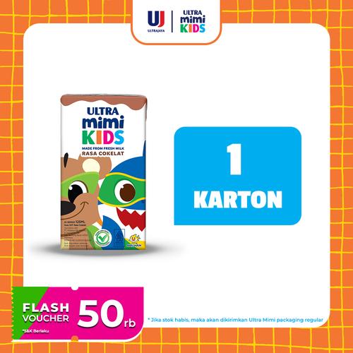 Promo Ultra Mimi Susu UHT Chocolate 125ml 1 karton (40 pcs) - 52pcs ...