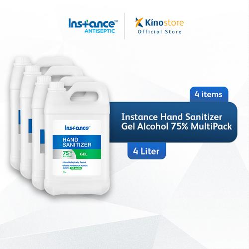 Promo Instance Hand Sanitizer Gel Alcohol 75% 4L - Isi 2 - Kota ...