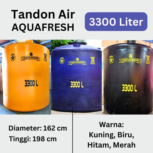 Jual Tandon Tangki Toren Air Murah ukuran 3000 Liter Aquafresh ...