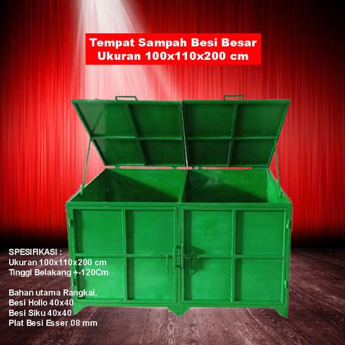 Jual Box Bak Sampah Besi Besar - Kab. Bogor - kios tong sampah | Tokopedia