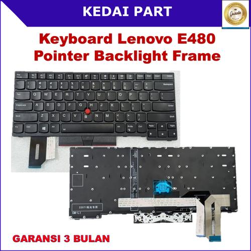 Jual Keyboard Lenovo ThinkPad E480 T480 T480S T490 T490S T495 Non ...