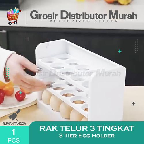 Jual Rak Penyimpanan Telur 3 Susun / Tempat Penyimpanan Telur / Rak ...