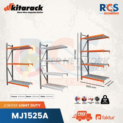 Promo MJ1525 Rak Gudang Light Duty Abu Series MS Series Kitarack 250KG ...