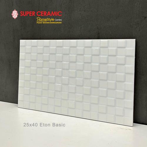 Jual ASIA TILE 25x40 Keramik Dinding - Eton Basic / Eton Brown / Eton ...