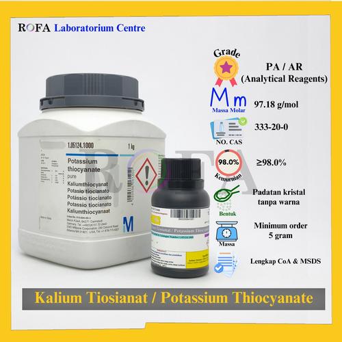 Jual Kalium Tiosianat / Potassium Thiocyanate / KSCN Pro Analisis ...